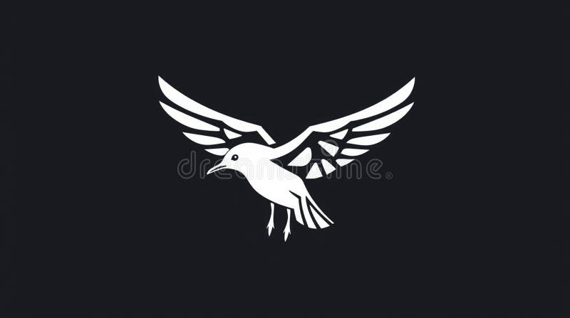 Stylized Flying Bird Icon Vector Logo Stock Illustrations – 3,071 ...