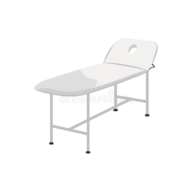 Stylized Folding Massage Table, Icon for Massage Salon. Editorial Stock ...