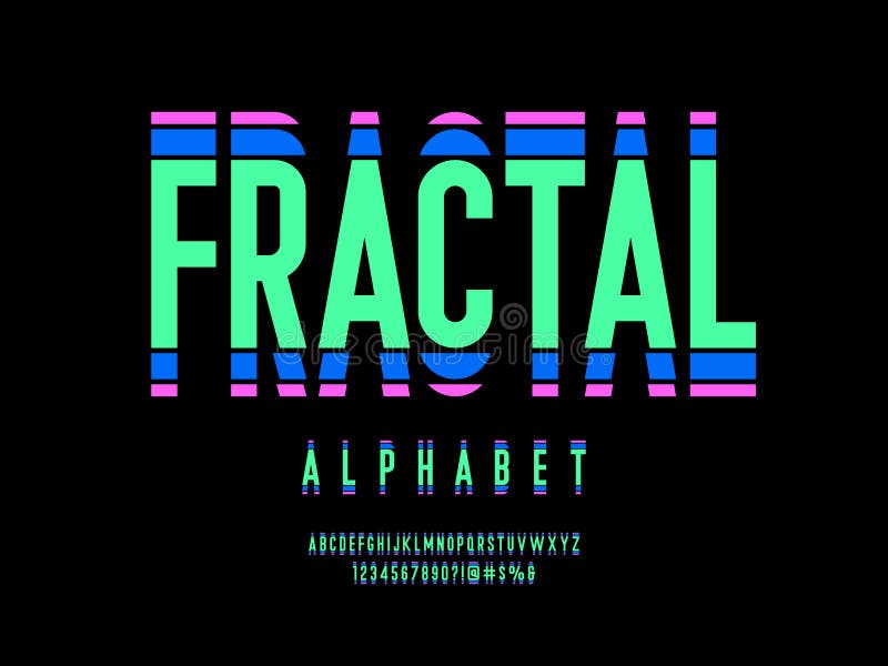 Sound wave font stock vector. Illustration of alphabet - 166636586