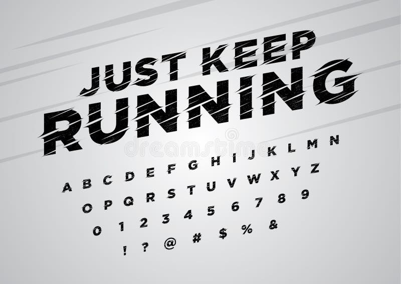 Stylized font stock vector. Illustration of lettering - 143411502