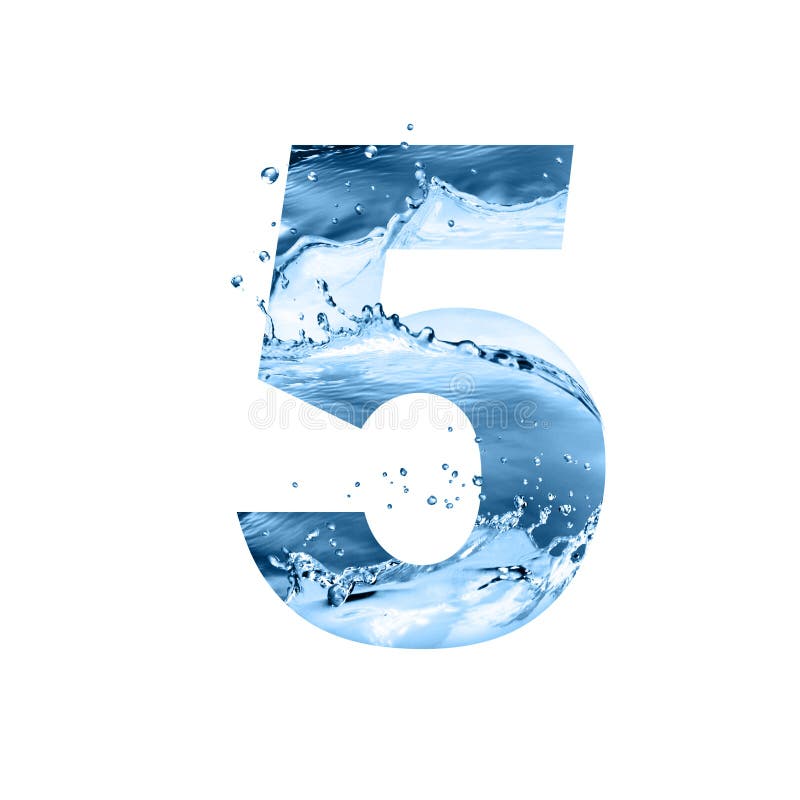 Roman Numeral Number 5 Blue Stock Photos - Free & Royalty-Free Stock ...