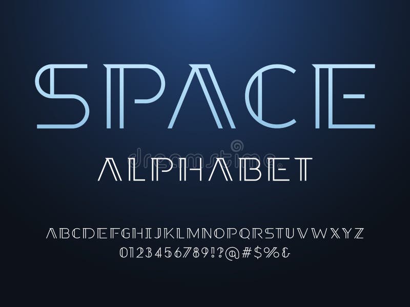 Tech font stock vector. Illustration of character, poster - 144076019