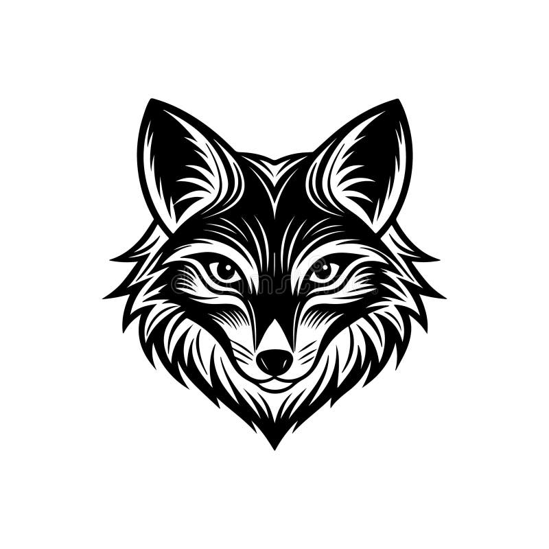 A Refined Vector Image of a Fox Head Embodying Elegance and Simplicity ...