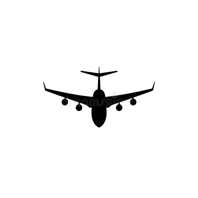 Aircraft Front View Logo Stock Illustrations – 581 Aircraft Front View ...