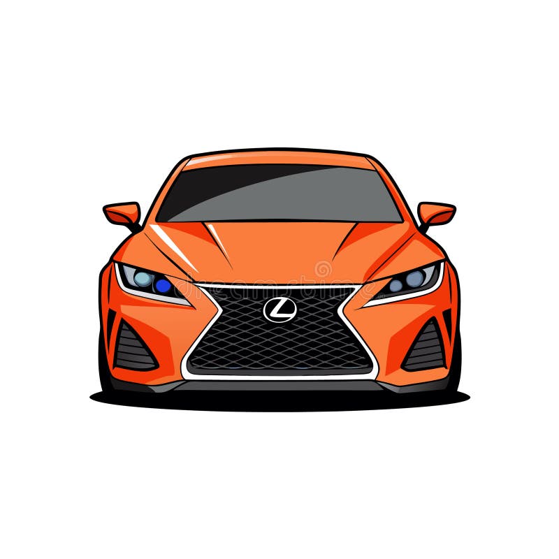 Orange Lexus Stock Illustrations – 6 Orange Lexus Stock Illustrations ...