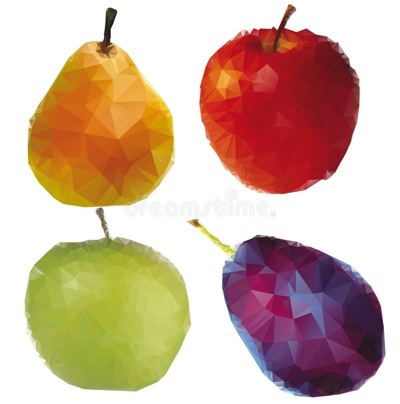 Stylized fruit stock vector. Illustration of plums, kitchen - 39569758