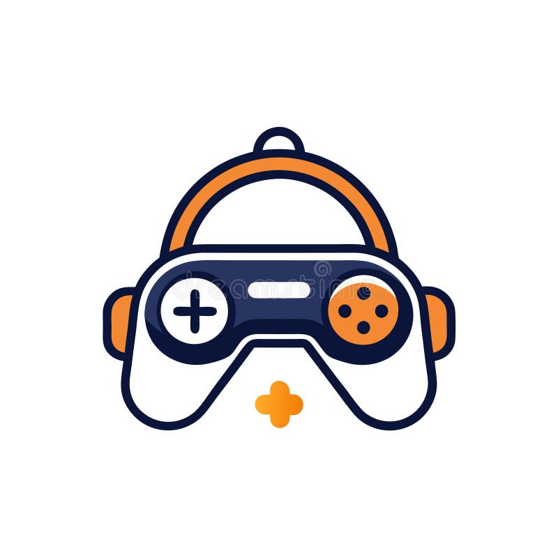 Stylized Game Controller Icon for Gamers, Esports, and Gaming Industry ...