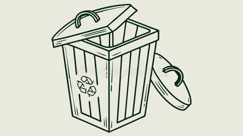 Trash Bin Illustration Stock Illustrations – 63,869 Trash Bin ...