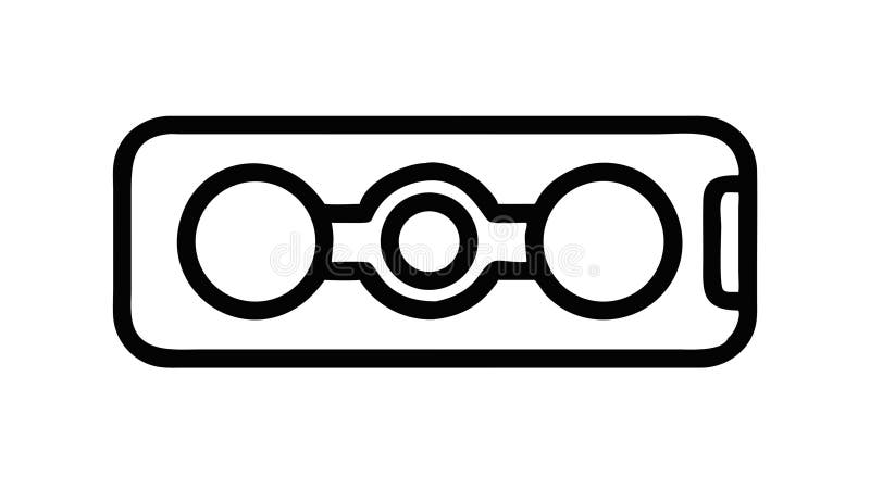 Stylized Gas Knobs or Control Panel Icon, Vector Design Generative AI ...