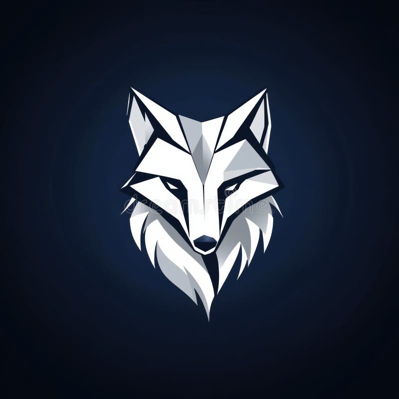 Geometric Fox Logo stock illustration. Illustration of modern - 367472901