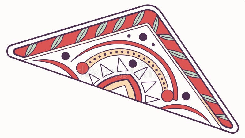 Stylized Geometric Kite Illustration, Representing Play or Flight ...