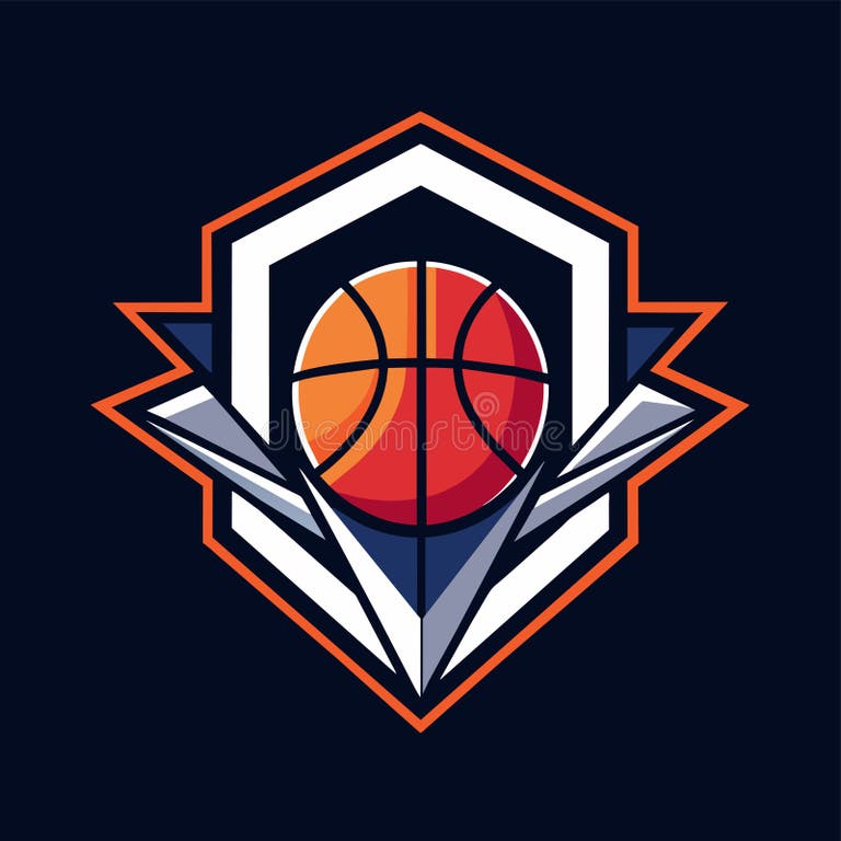 Stylized Basketball Icon Stock Illustrations – 139 Stylized Basketball ...