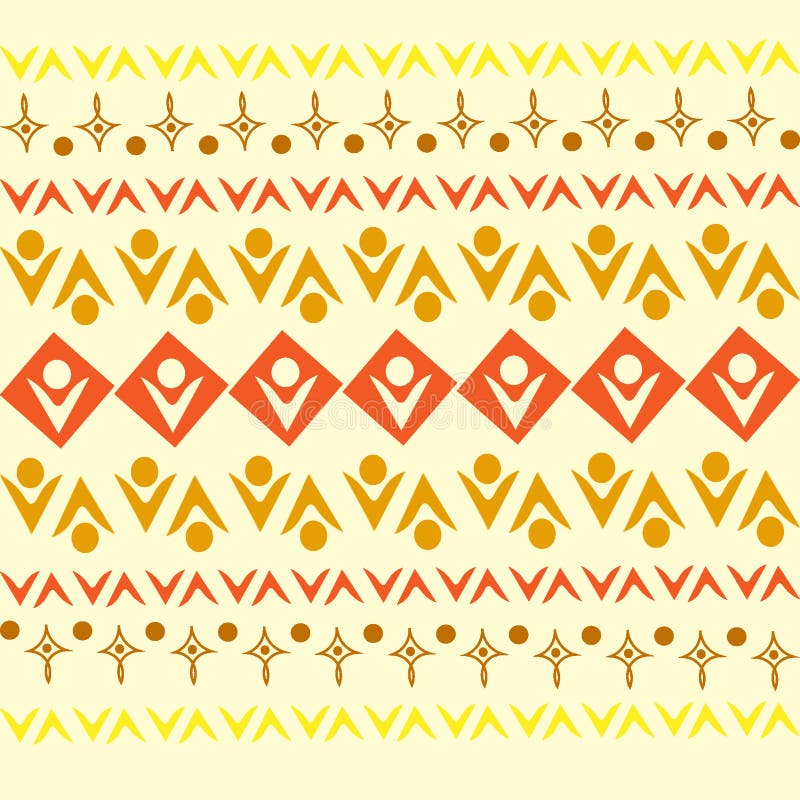 Stylized Geometric Pattern on a Square Background. Shape Stock ...