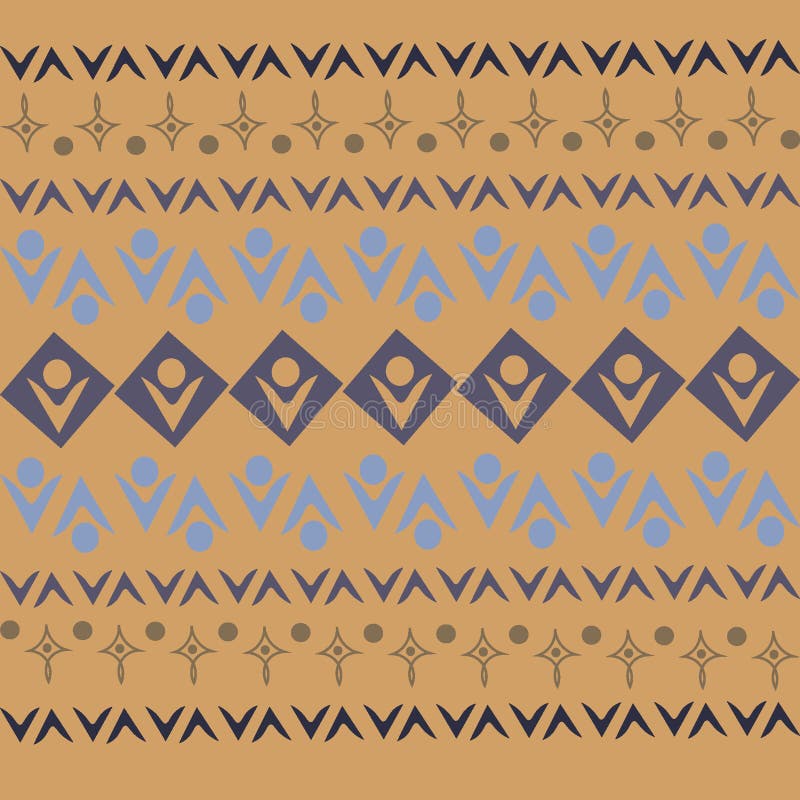 Stylized Geometric Pattern on a Square Background. Shape Stock Image ...