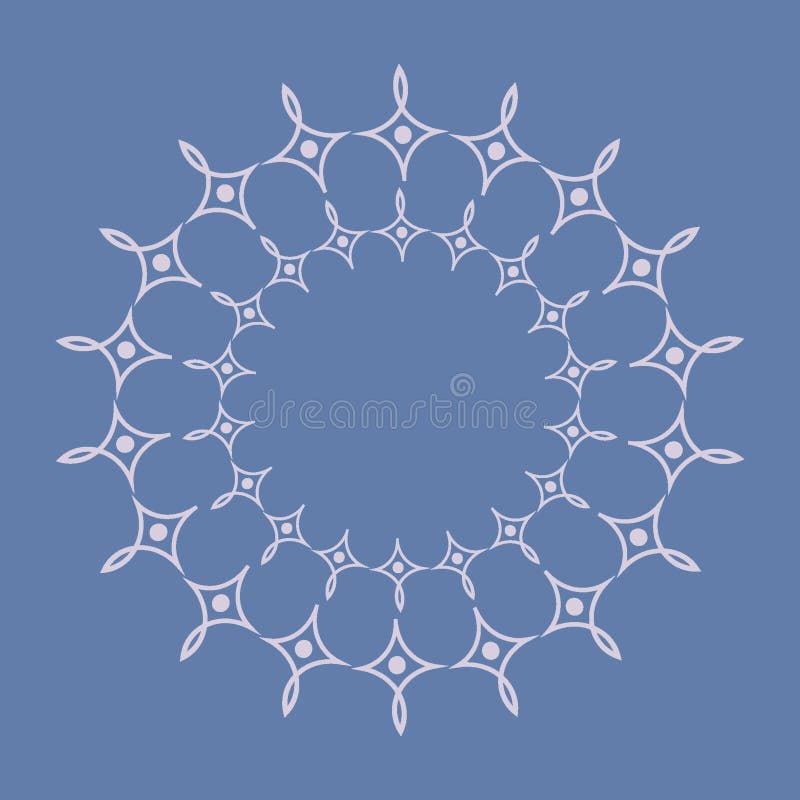 Stylized Geometric Pattern on a Square Background. Shape Stock Vector ...