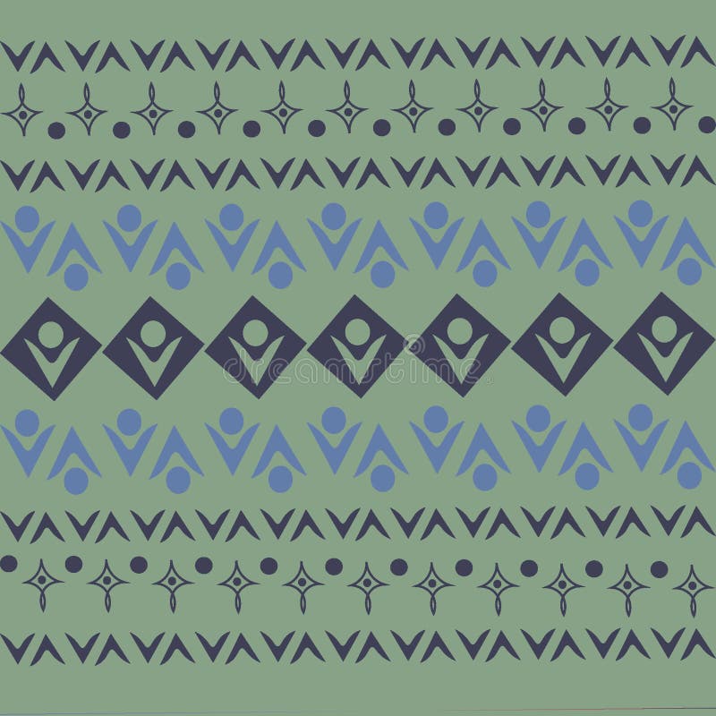 Stylized Geometric Pattern on a Square Background. Shape Stock Image ...