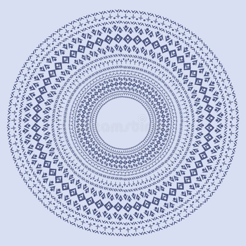 Stylized Geometric Pattern on a Square Background. Shape Stock Vector ...