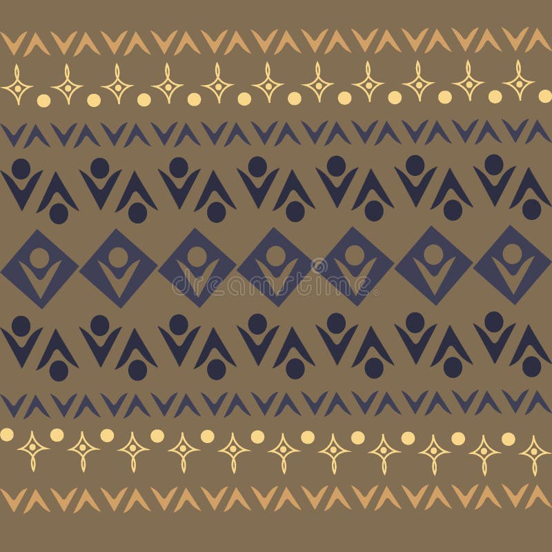 Stylized Geometric Pattern on a Square Background. Shape Stock Vector ...