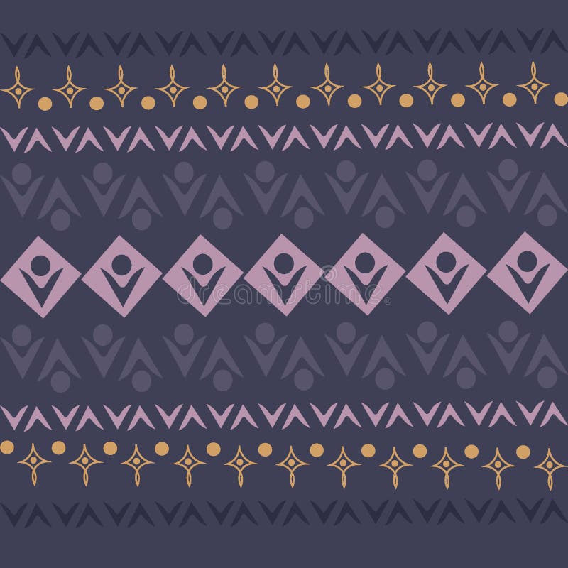 Stylized Geometric Pattern on a Square Background. Shape Stock Vector ...