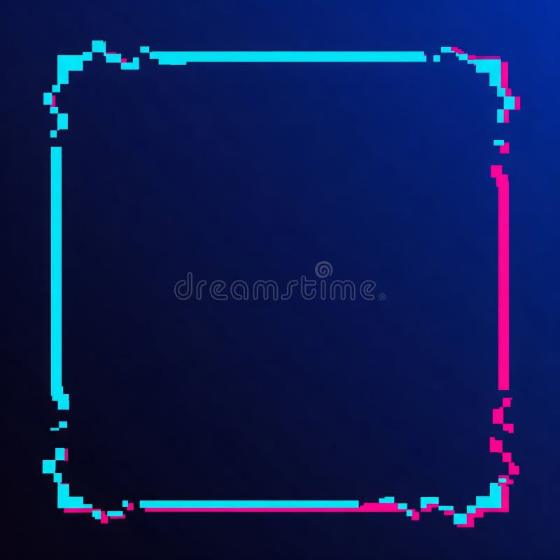 High-Tech Error Frame stock illustration. Illustration of modern ...