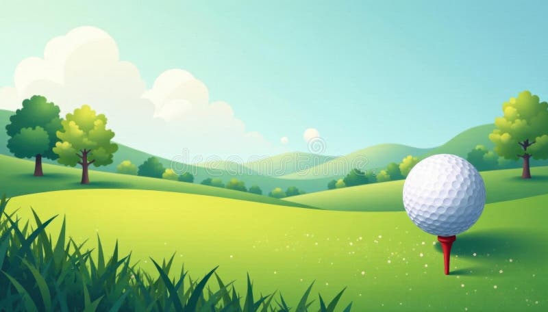 Stylized Golf Ball Vector, Clean Lines, Geometric Pattern , Design ...