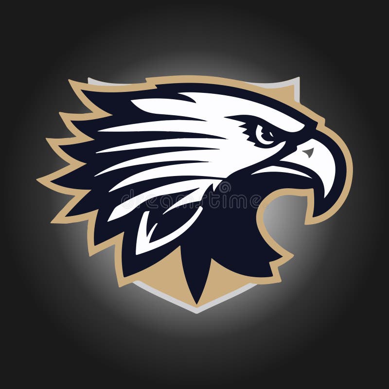 A Stylized Graphic Featuring an Eagle S Head in Profile, Designed in a ...