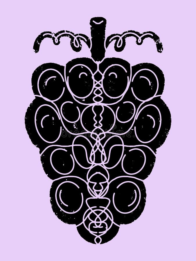 Stylized Graphic Vector Black Texture Element. Stock Vector ...