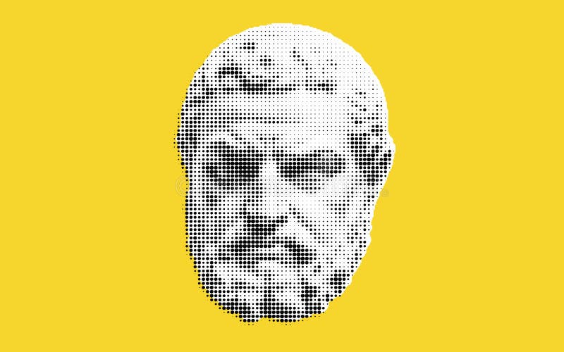 Stylized Head of a Classical Philosopher Stock Illustration ...