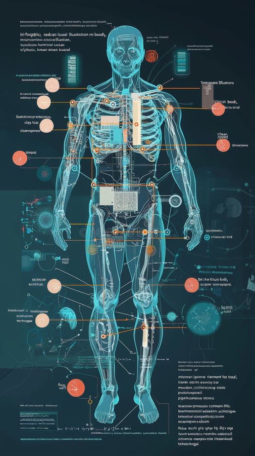 Human Body Integration of Micro-Sensors: a High-Tech Infographic ...