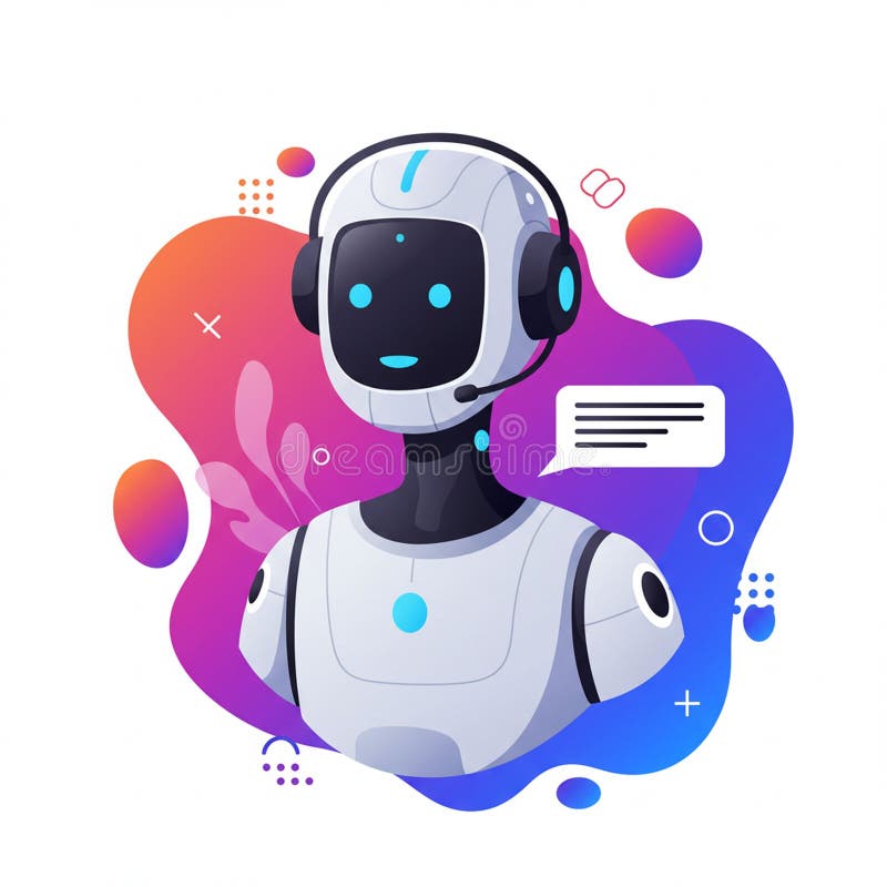 A Stylized Humanoid Robot with a Smooth, White Metallic Surface and ...