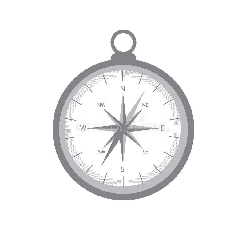 Stylized Compass Stock Illustrations – 757 Stylized Compass Stock ...