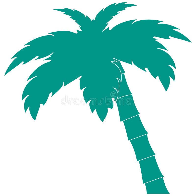 Stylized Icon of the Palm Tree Stock Vector - Illustration of sign ...