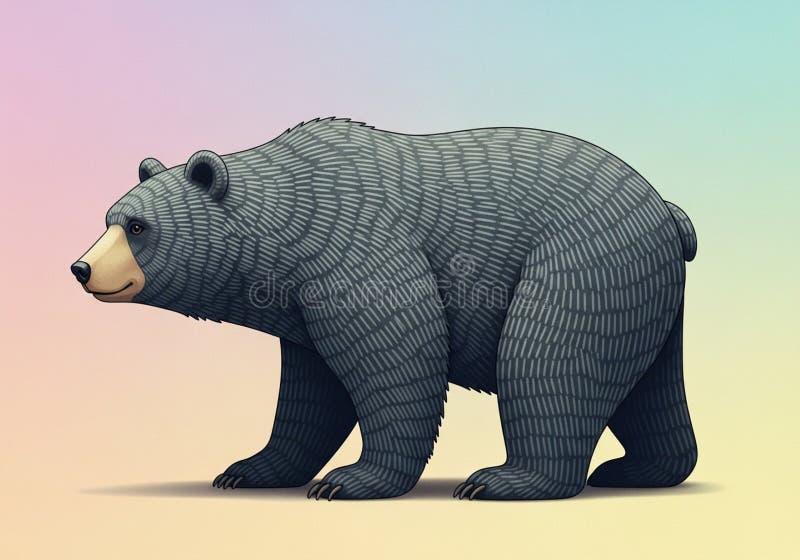 Short Stylized Fur Stock Illustrations – 210 Short Stylized Fur Stock ...