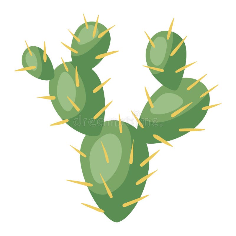Stylized Illustration of Cactus. Image for Design or Decoration. Stock ...