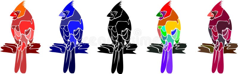 Stylized Bird Art stock vector. Illustration of stylized - 112355179