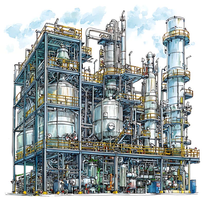 Processing Towers Stock Illustrations – 1,723 Processing Towers Stock Illustrations, Vectors ...