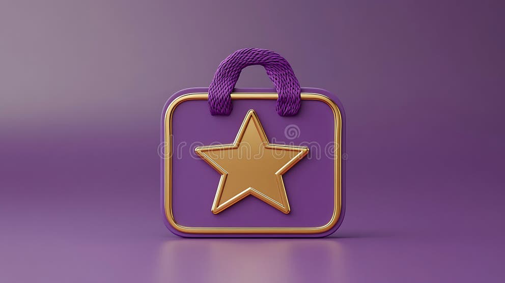 A Stylized Illustration Featuring a Rectangular, Gold-framed Object ...