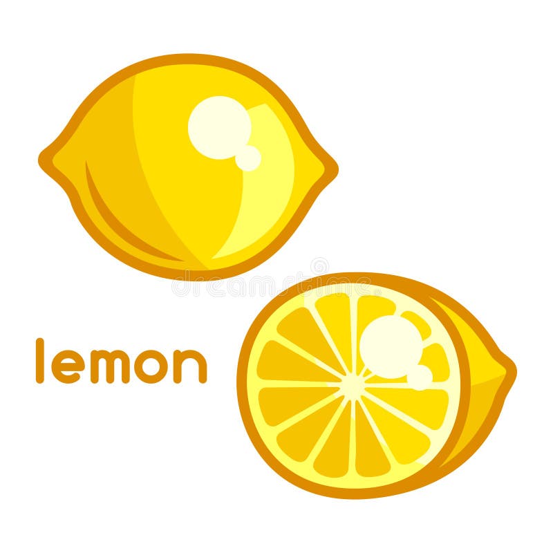 Stylized Lemon Slices Seamless Vector Pattern. Contemporary Fruit ...