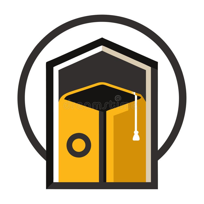 Stylized Graduation Cap Icon for Education, Learning, and Academic ...