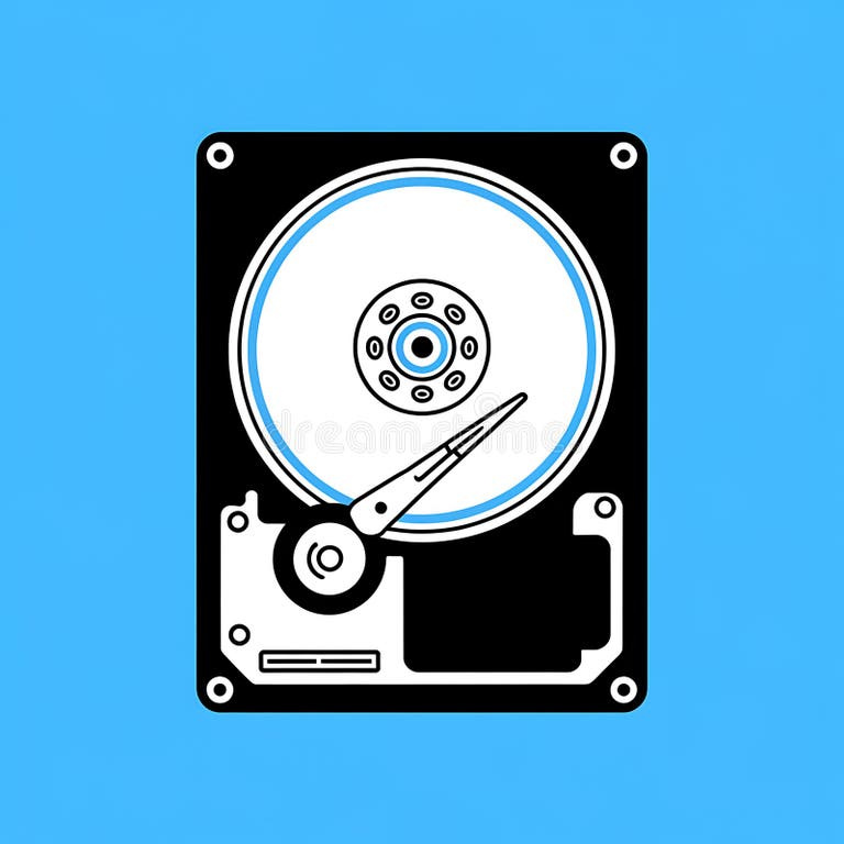 Hard Drive Platter, Data Storage, Computer Technology, Digital Memory ...