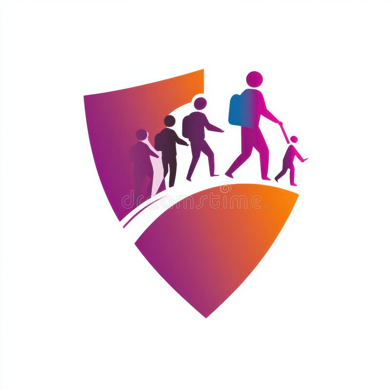 Guiding the Future Together Stock Illustration - Illustration of ...