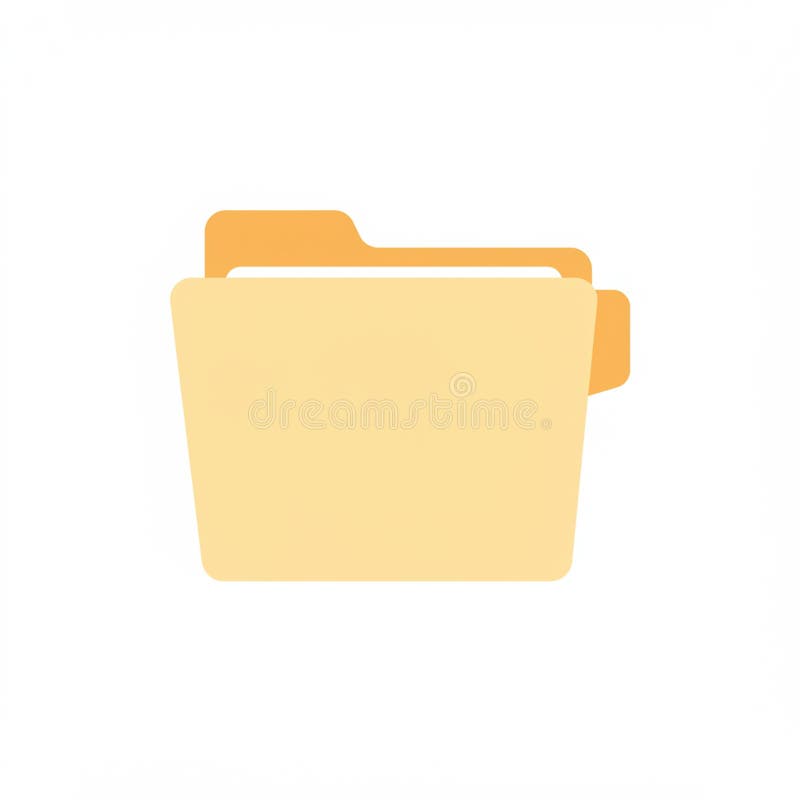 Simple Stylized File Folder Stock Illustrations – 90 Simple Stylized ...