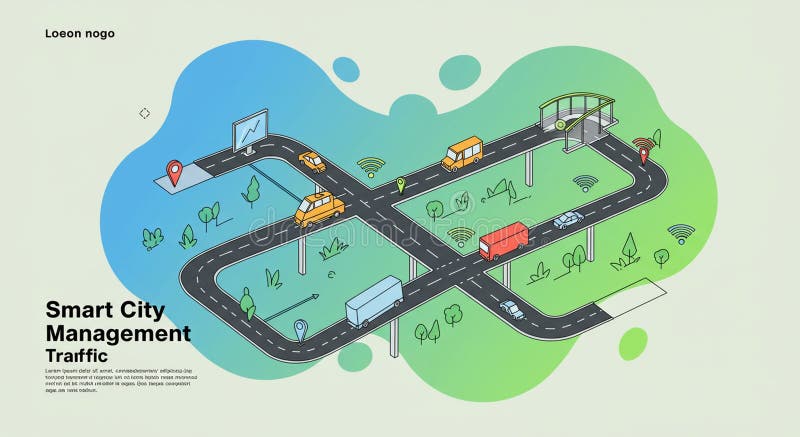 Interconnected Road Network Stock Illustrations – 257 Interconnected ...