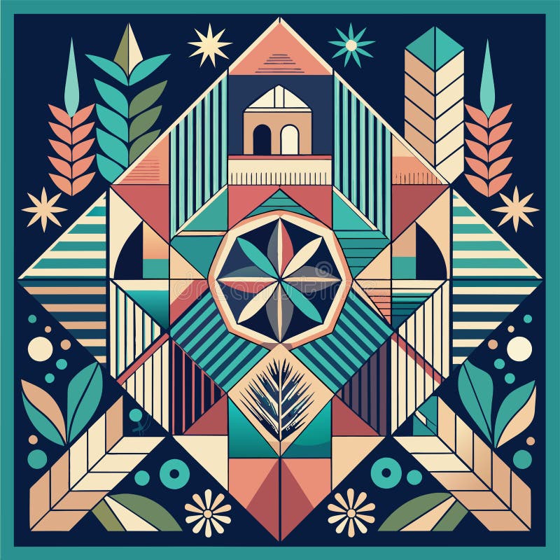 A Stylized Illustration of a Sunset Over Rolling Hills, Featuring Clean ...