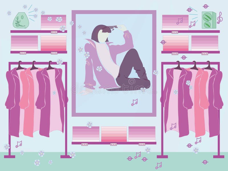 Stylized Image Design Visual Merchandising Stock Illustration ...