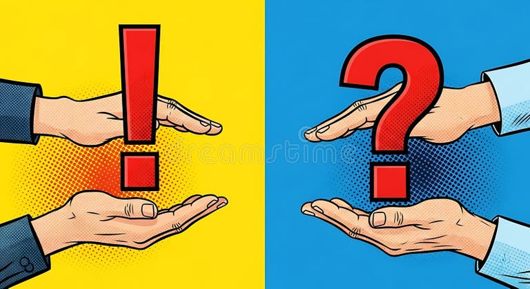 Stylized Image Divided into Two Halves: the Left is Yellow with Two ...