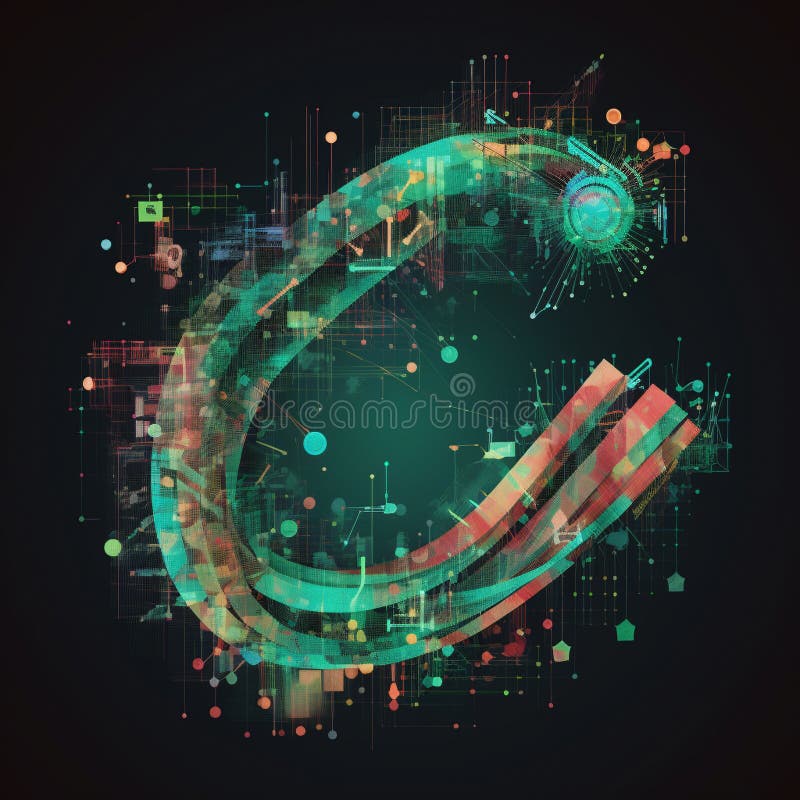 Stylized Image of Dollar Sign Made Up of Financial Charts and Data for ...