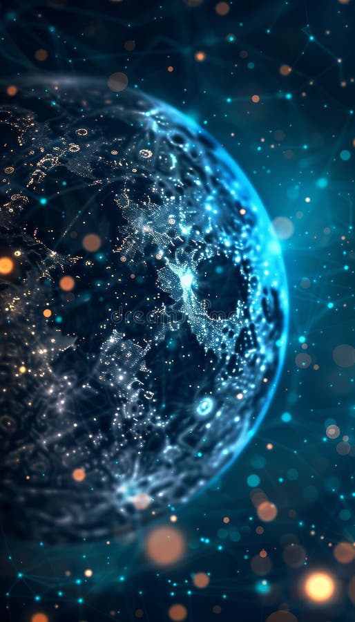 Stunning Visualization of a Futuristic Sci Fi Galaxy with Digital ...