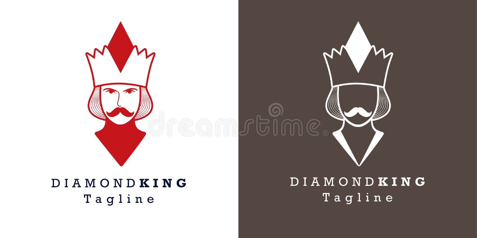 Stylized Image of King of Spades for Avatar, Logo or Branding. Vector ...