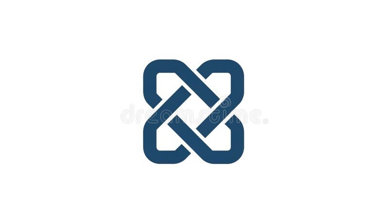 Stylized Symmetrical Knot Logo Stock Illustrations – 139 Stylized ...